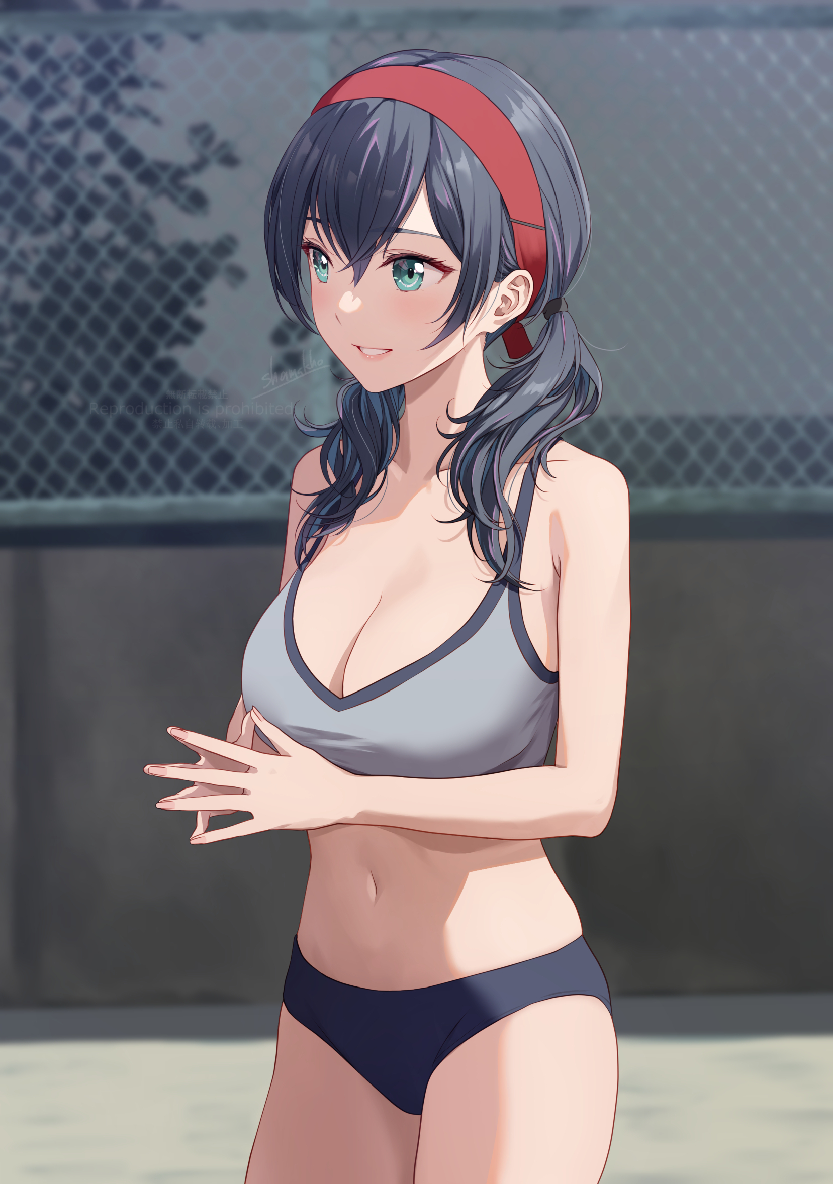 shamakho kenzen kanojo uruka-chan uruka (kenzen kanojo uruka-chan) bra buruma official watermark ...